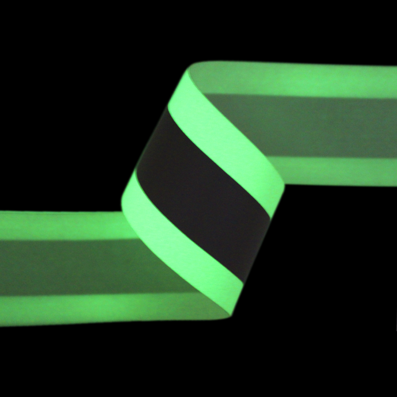 Fulltex | Cinta Reflex Fotoluminiscente Silver 50mm Rollo 50 mts.