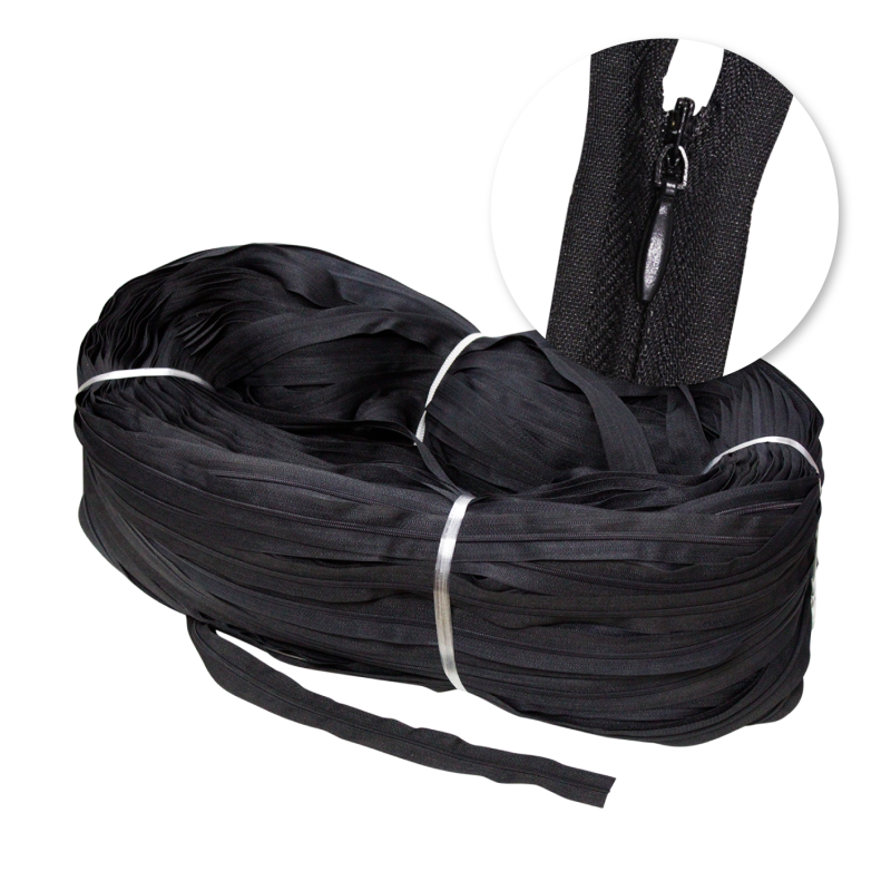 Fulltex | Cierres N°3 Nylon Negro