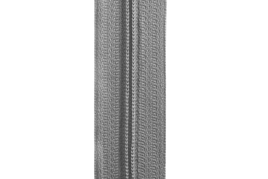 Fulltex | Cierres N°5 Nylon Gris Claro 18cm