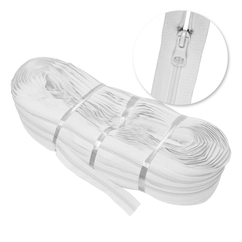 Fulltex | Cierres N°5 Nylon Blanco