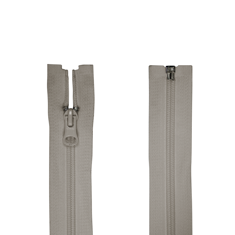 Fulltex | Cierres N 5 Nylon Gris Claro 75cm